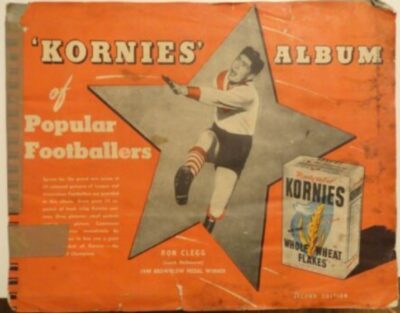 1950 Kornies VFL football cigarette cards price guide - Footy Card Guide