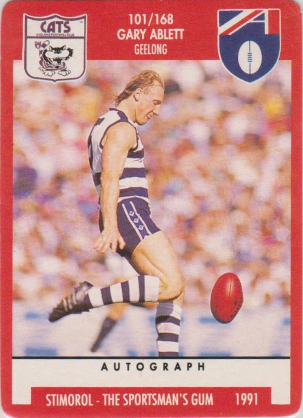 1991 Stimorol VFL football cards price guide - Footy Card Guide