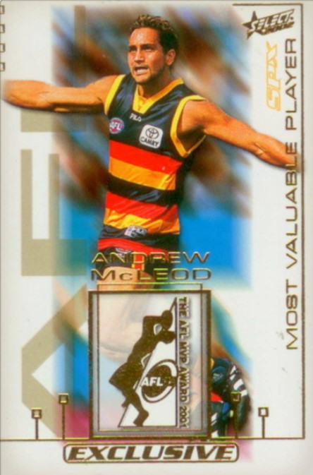 2002 Select Exclusive AFL football cards price guide - FCG