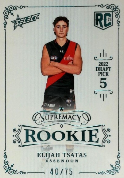 2023 Select Supremacy Rookie Cards - Footy Card Guide