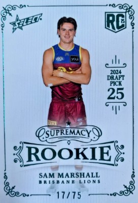 2025 Select Supremacy Rookie Cards - Footy Card Guide